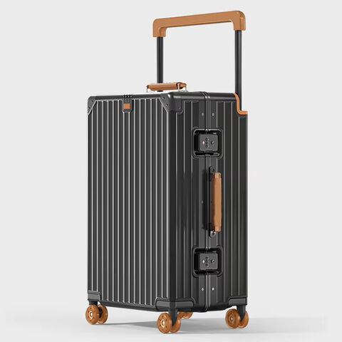 100% Pc Hard Shell Portable Suitcases Without Zippers, Aluminum Frame ...
