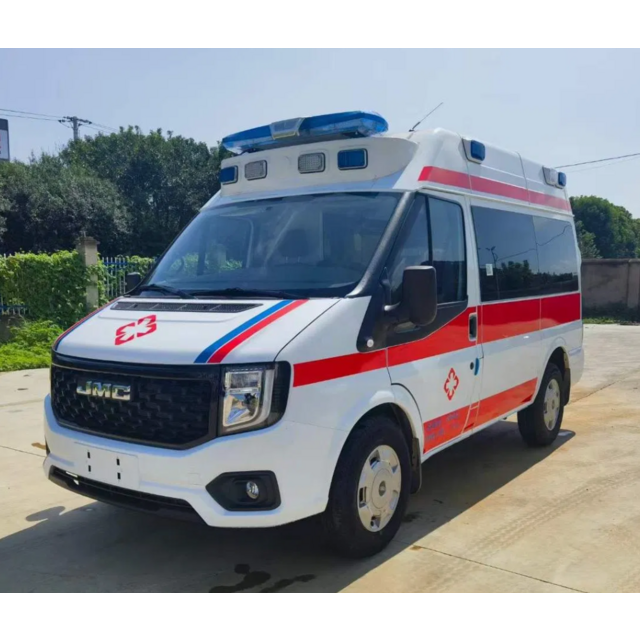 Customize Jmc Modern 4x2 Ambulance With Oxygen Supply, Defibrillator ...