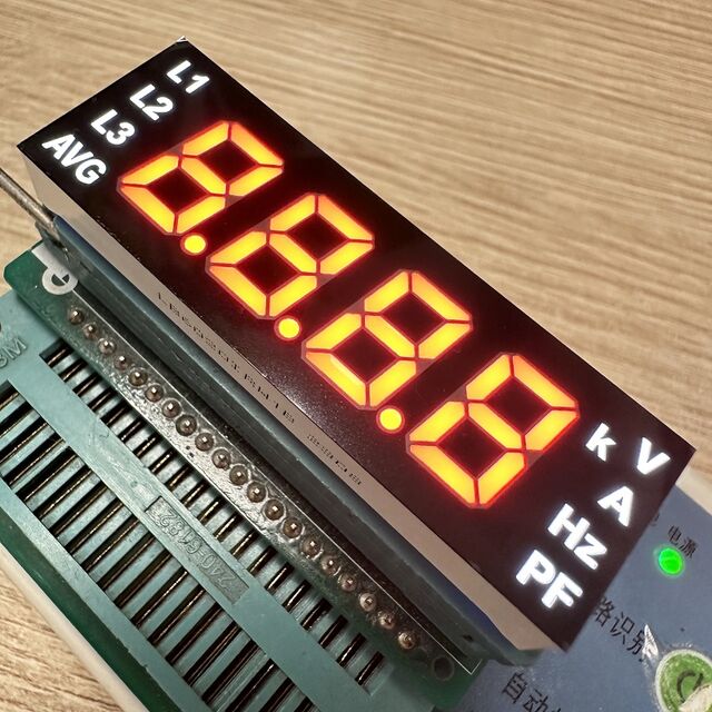 Customized Ultra White/red 4 Digit 7 Segment Led Display Module Common ...