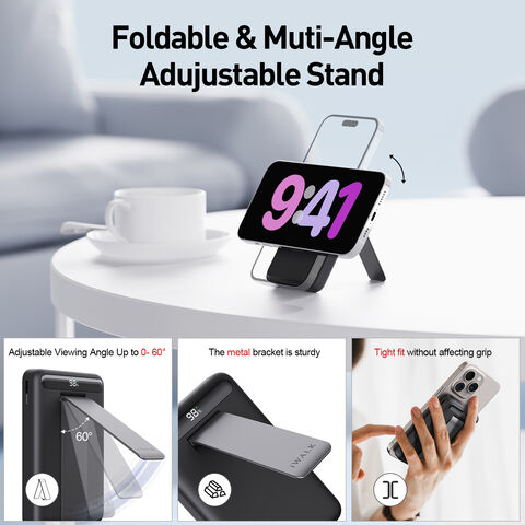 Buy China Wholesale Metal Stand Power Bank 10000mah With Magcool 2.0 ...