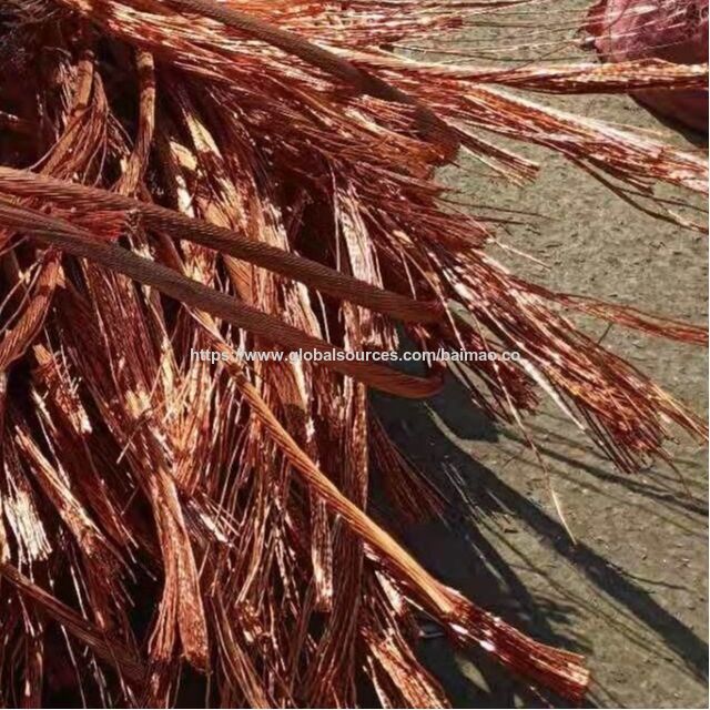 Wholesale Superior Conductivity Copper Wire Scrap Grade 99.9%cu(min ...