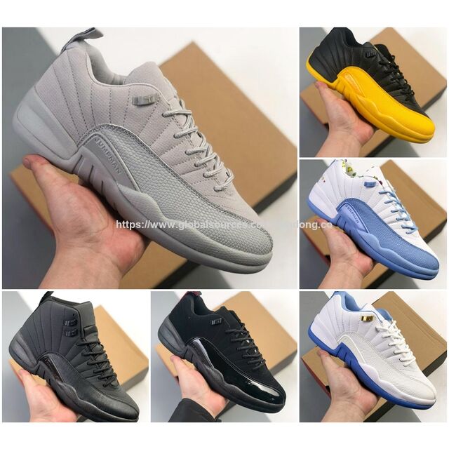 Men's 12 12s Basketball Shoes Reverse Flus Gam Air Low High Top Sports ...