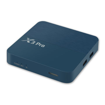 China New amlogic Chipset S905X3 4K/8K Android 9.0 Android tv box 2GB ...