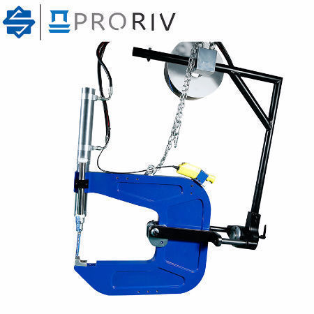 Non-prepunch Self piercing rivet Road sign traffic sign making riveter ...