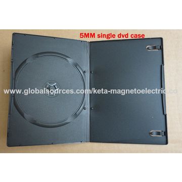 China 5.2mm Slim Single Black Plastic Long DVD Case ,CD case,DVD box on ...