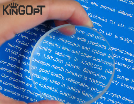ChinaOptical glass B270 clear glass lens large magnifying lens for LED ...