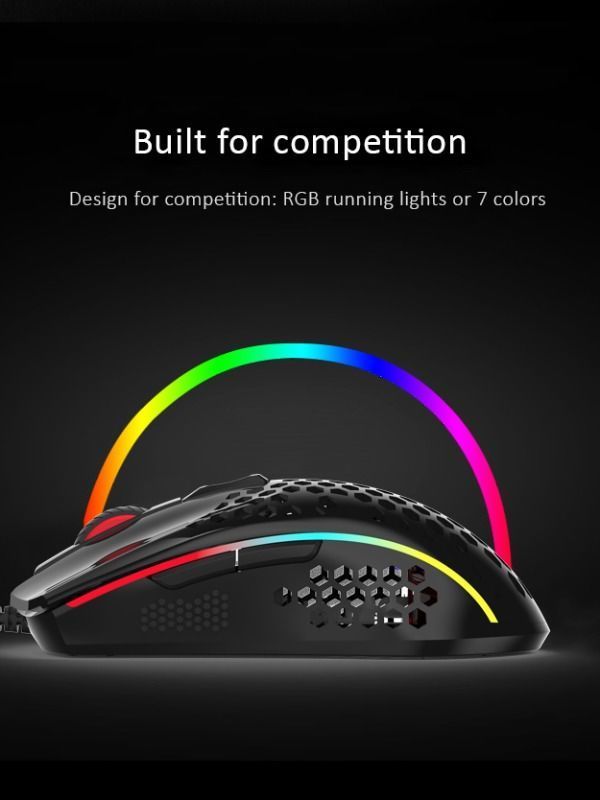 China Best Ultra-light Mouse 2020 Gaming mice with honeycomb shell 6651 ...