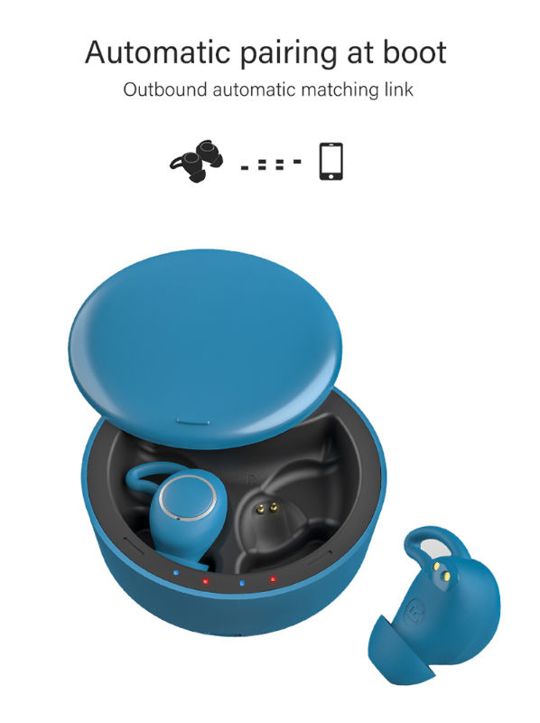 China Tiny design Bluetooth earbud with Sliding case Support Auto power ...