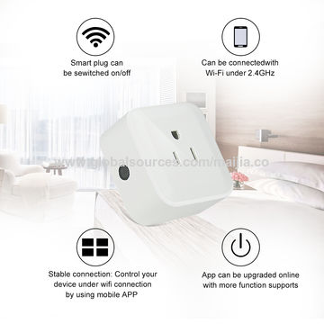 China WiFi Smart Plug ,Smart Wall Power Socket ,Pop Smart Socket with ...