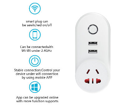 WiFi Smart Socket,Hotel Room Plug Power Monitoring with US Works with ...
