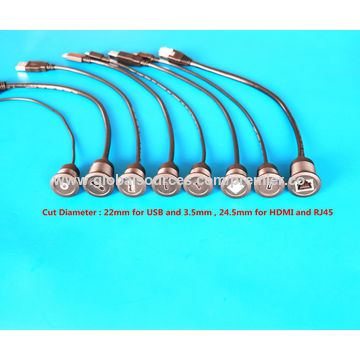 China Har-Port Series, Dual Port Panel Mount, Version 2.0 USB Connector ...