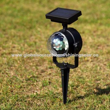 ChinaSolar Outdoor Landscape Path Yard Rotating Projector Lights Solar ...