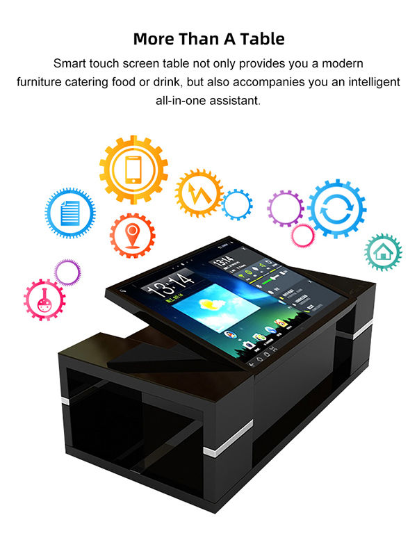 Customized design lcd interactive touch screen game table with low ...