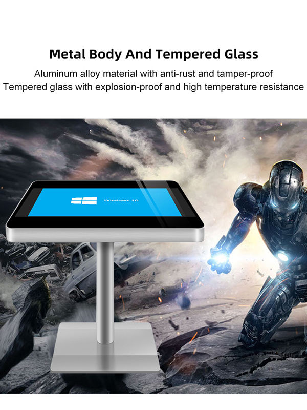 Customized design lcd interactive touch screen game table with low ...