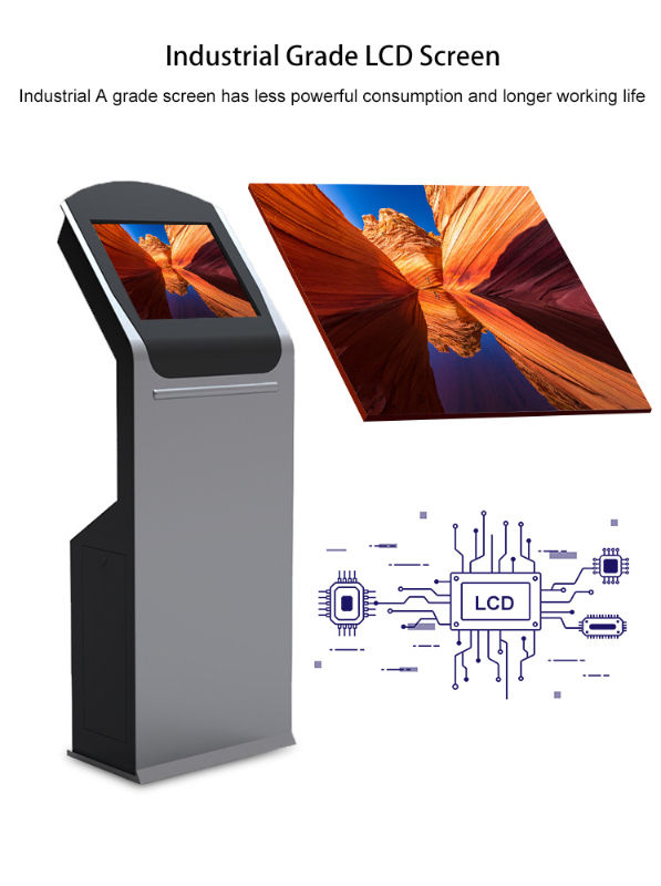 21.5 floor stand full hd new monitor touch screen queuing inquiry ...