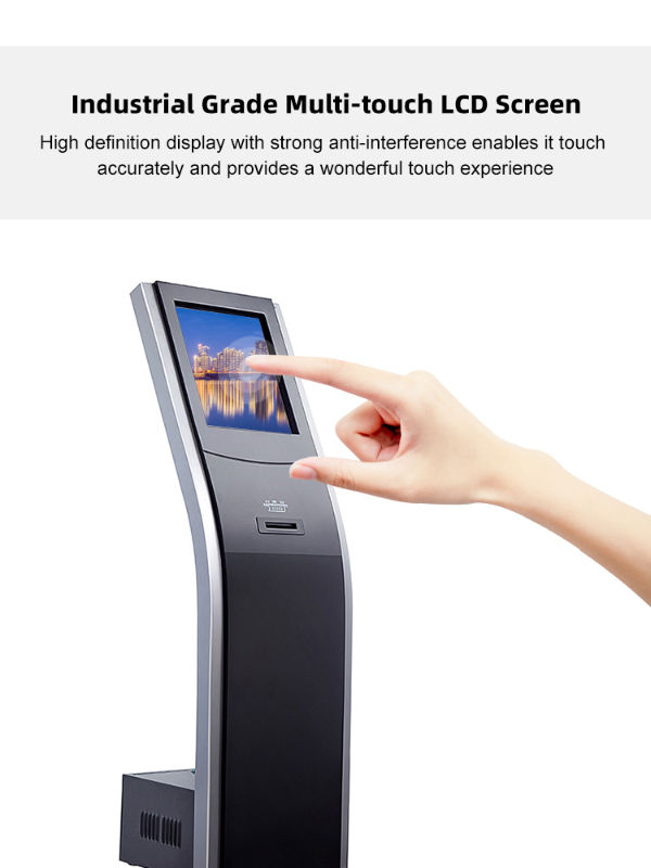 21.5 floor stand full hd new monitor touch screen queuing inquiry ...