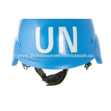 China Blue UN PASGT Bulletproof Helmet on Global Sources