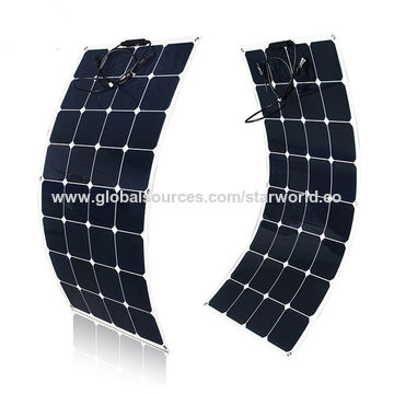 China 100w 120w 150w 180w mono solar panel flexible, semi sunpower ...