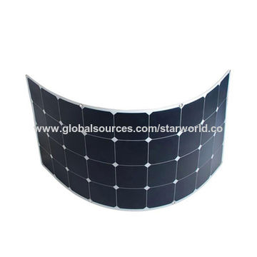 China 100w 120w 150w 180w mono solar panel flexible, semi sunpower ...