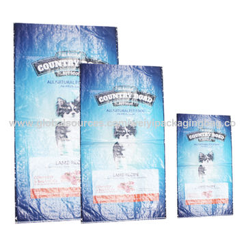 China Animal dog feed sack PP woven/foil feed food sack pet food ...