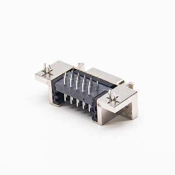 China SCSI 20 Pin Connector Right Angle Female Through Hole CN SCSI ...