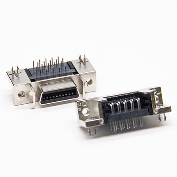 China SCSI 20 Pin Connector Right Angle Female Through Hole CN SCSI ...