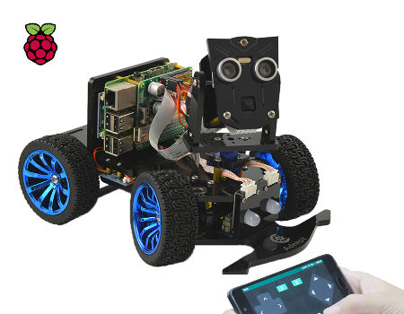 Adeept Mars Rover PiCar-B WiFi Smart Robot Car Kit for Raspberry Pi 4/3 ...