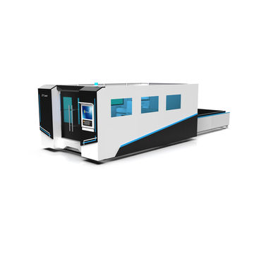 China H-series closed optical fiber laser cutting machine, high ...
