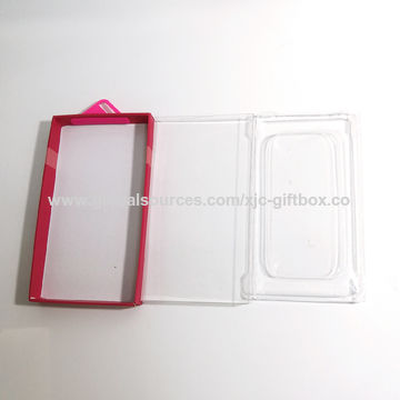 China Customized Mobile Phone Cardboard Packaging Box, Insert Clear PET ...