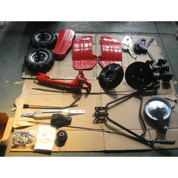 China Power Tiller 6.5HP Gas Powered Pull Behind Tiller Farm Rotary ...