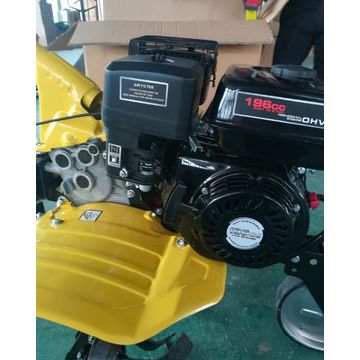 China Power Tiller 6.5HP Gas Powered Pull Behind Tiller Farm Rotary ...