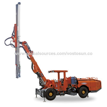 China WHEEL DOUBLE BOOMS DRILLING JUMBO DW250 used in gold mine on ...