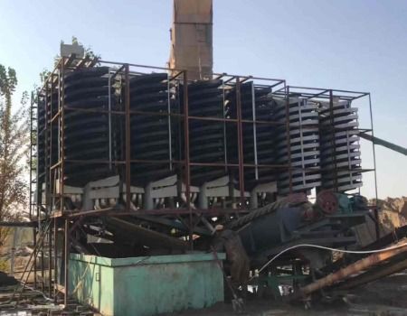 Spiral chute gravity separator for limestone, gold etc., Slurry Spiral ...