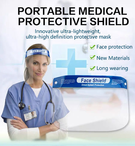 ChinaPrevention In stock Face shield with CE-FDA certificate Anti-fog ...