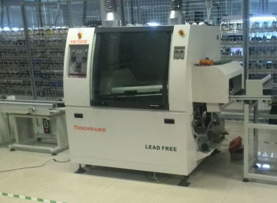 ChinaDouble Wave Soldering Machine Automatic TB780D TORCH Lead Free PCB ...