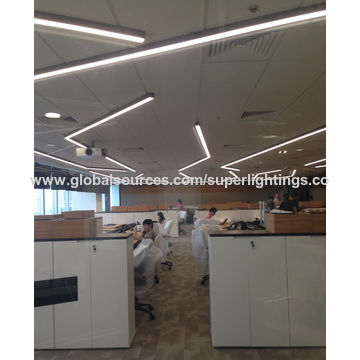China L15A aluminum office ceiling fixed lighting pendant led linear ...