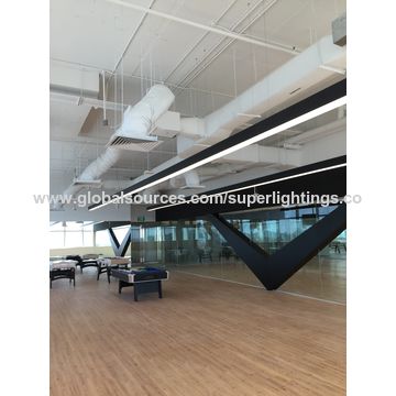 China L15A aluminum office ceiling fixed lighting pendant led linear ...