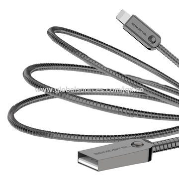 China SMS-BJ01 Zinc Alloy Metal Spring Data USB Cable on Global Sources ...