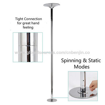 China 45mm dance pole removable striper pole dancing fitness poles on ...