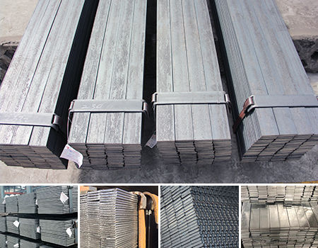 SS400 hot-rolled steel flat bars, flat stock metal for industry, SS400 ...