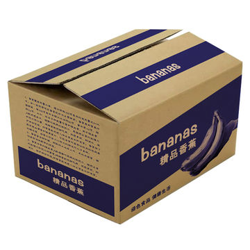 China Kraft banana packaging box, reusable material paper type kraft ...