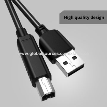 China USB Cable Type B USB-A 2.0 Male to USB-B 2.0 Male Printer ...
