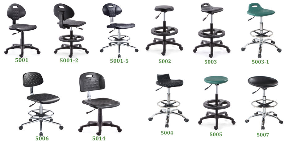 Heavy Duty Antistatic PU Lab Chair For Laboratory Hospital clean room ...