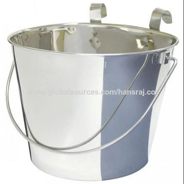 India Pail bucket - Stainless Steel High Quality Bucket With or Without ...