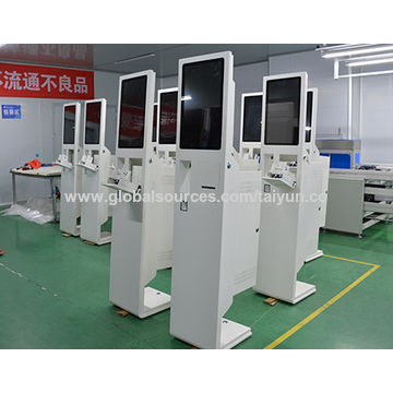 China21.5 inch Super slim design self service barcode scanner kiosk on ...