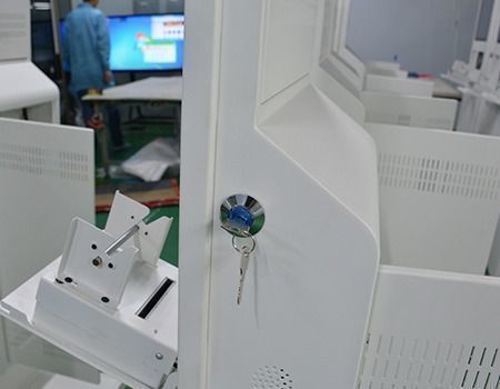 China21.5 inch Super slim design self service barcode scanner kiosk on ...