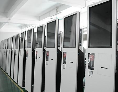 China21.5 inch Super slim design self service barcode scanner kiosk on ...