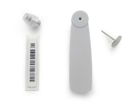 China Patent Tag RFID dual frequency hard tag 58Khz + RFID for clothing ...