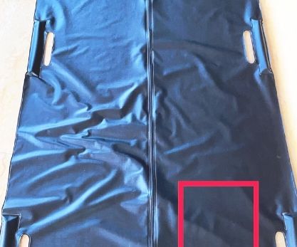 China Black Heavy Duty PVC Adult Body Bag with Build in Handles Funeral ...