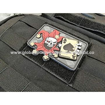 China Glow in dark PVC Patches, OEM Custom Silicone PVC Clothing Labels ...